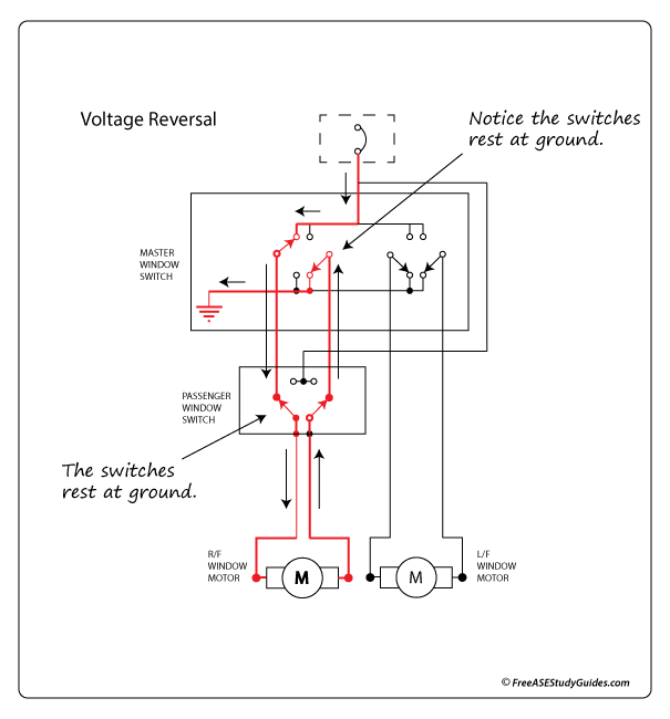 Power Window Circuit Diagram